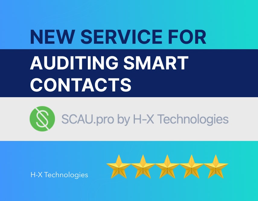 New service for auditing smart contacts - H-X Technologies